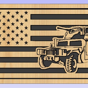 US Flag - Humvee 1 Dxf/svg - Etsy