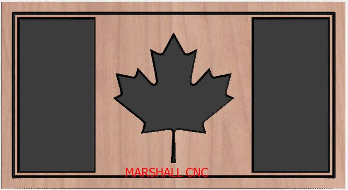 Canadian Flag Dxf/svg - Etsy