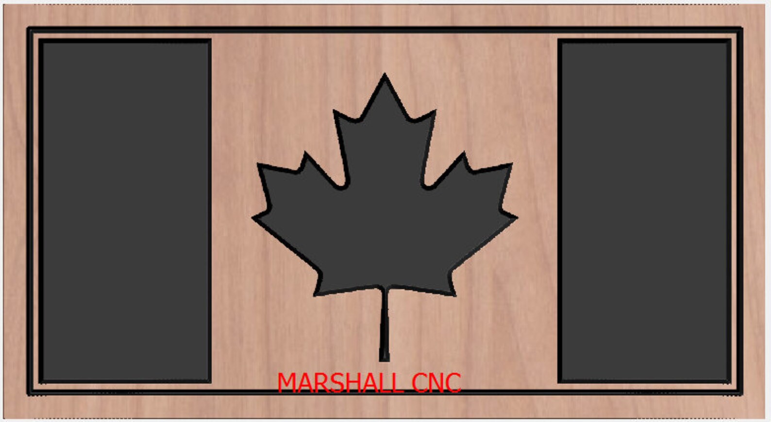 Canadian Flag Dxf/svg - Etsy