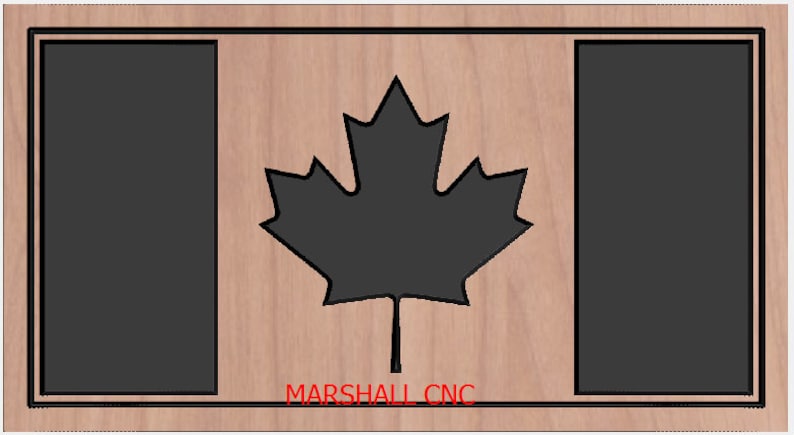 Canadian Flag Dxf/svg - Etsy