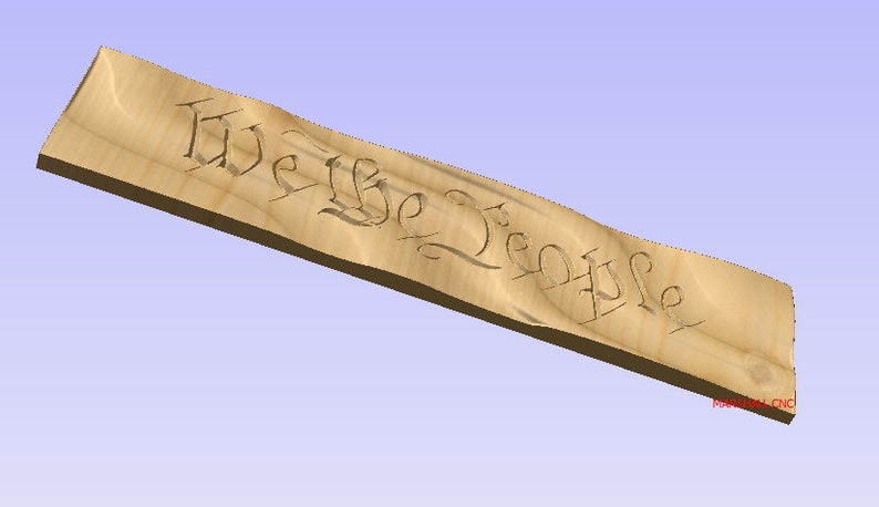3D We the People 1 Crv File | Etsy