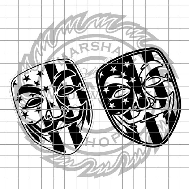 Anonymous Mask - Etsy