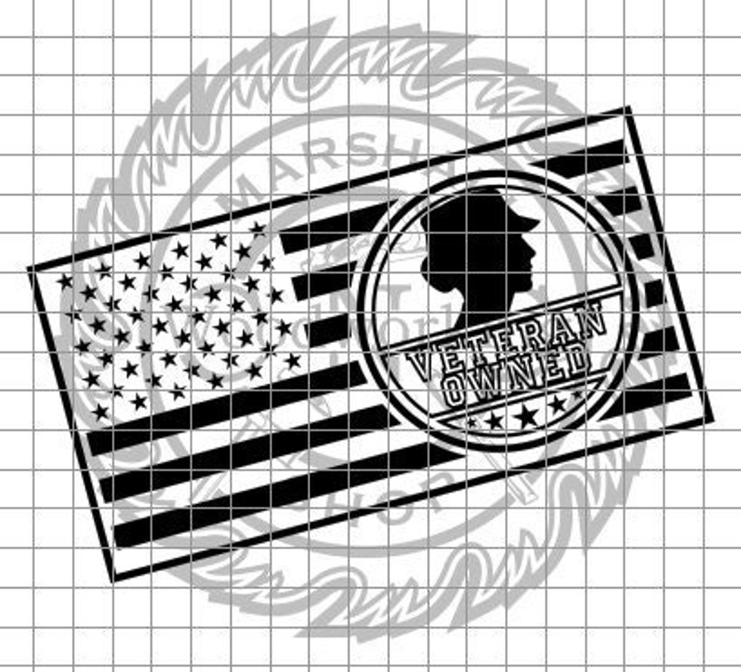 Female Round - Veteran Owned Flag Svg/png/dxf - Etsy