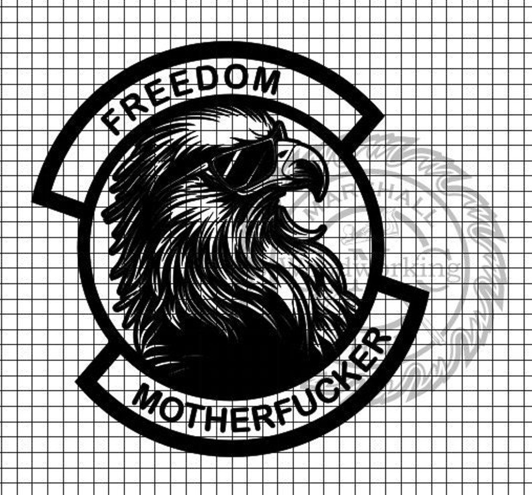 Eagle W Glasses 1 Freedom MF Military Patch Svg/png - Etsy