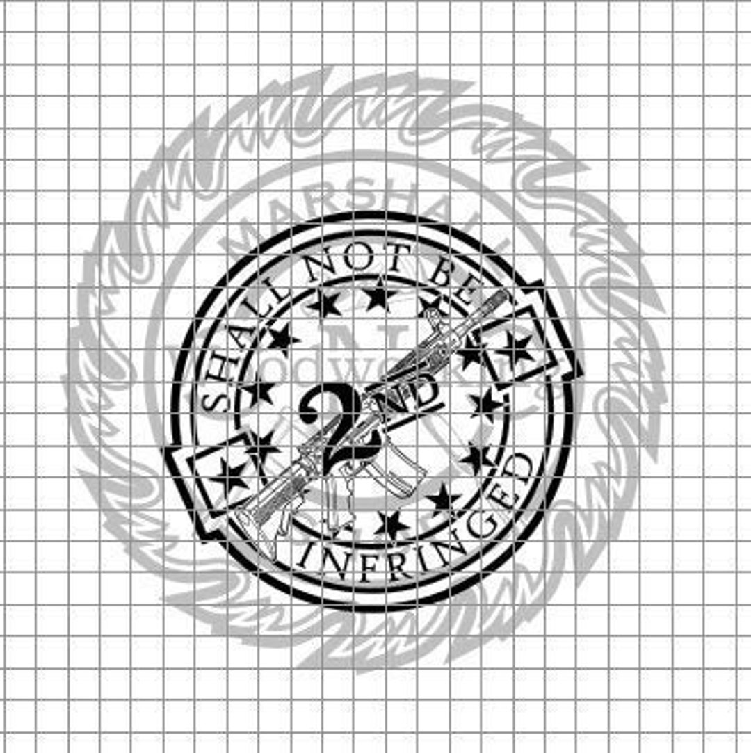 Shall Not Be Infringed - 2nd Dxf/svg - Etsy