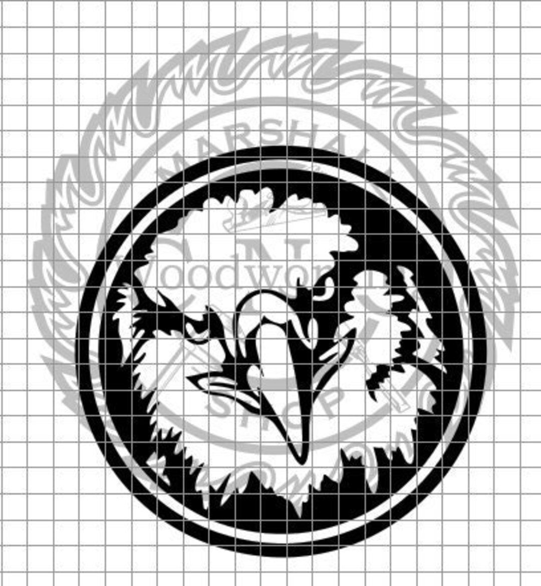 Eagle Round 2 Svg/png/dxf - Etsy