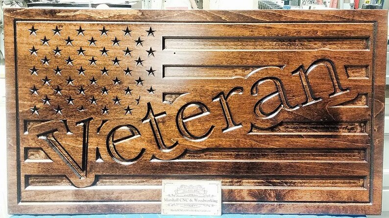 US Flag Veteran Dxf/svg - Etsy