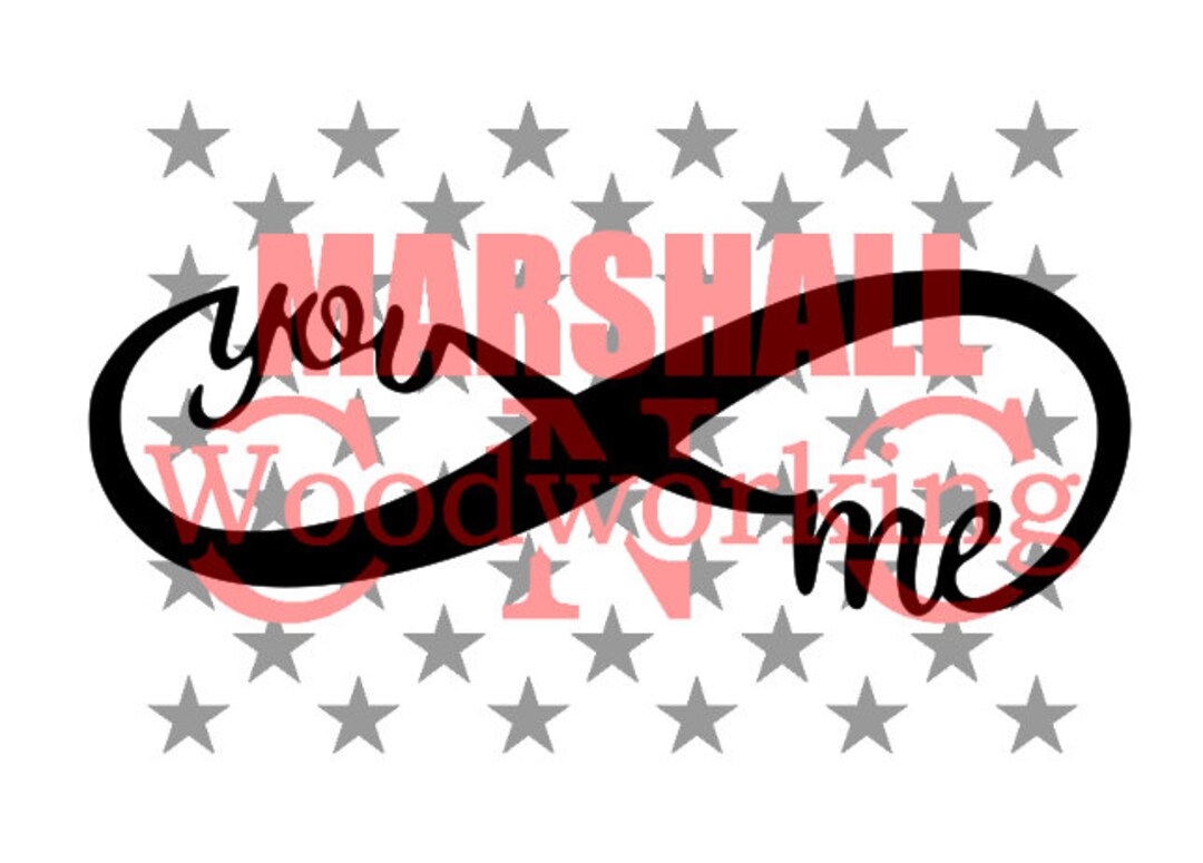 Infinity You and Me Dxf/svg - Etsy