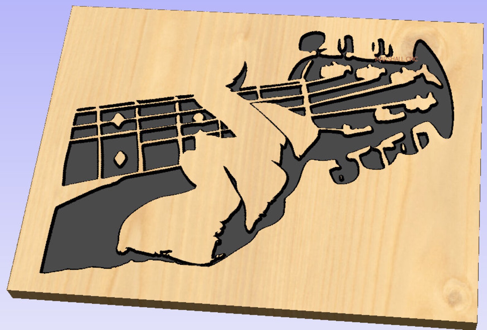 Guitar 4 Dxf/svg - Etsy