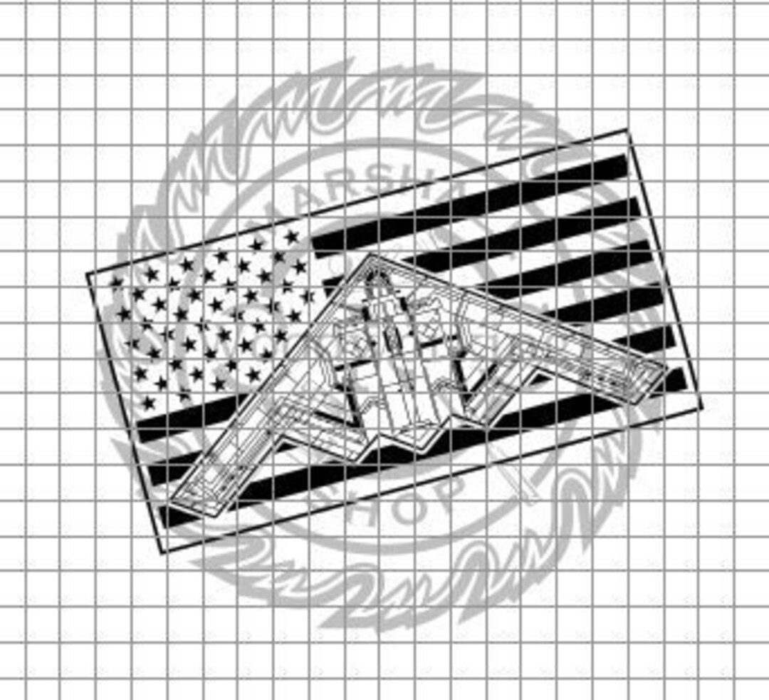 B2 Flag Dxf/svg - Etsy