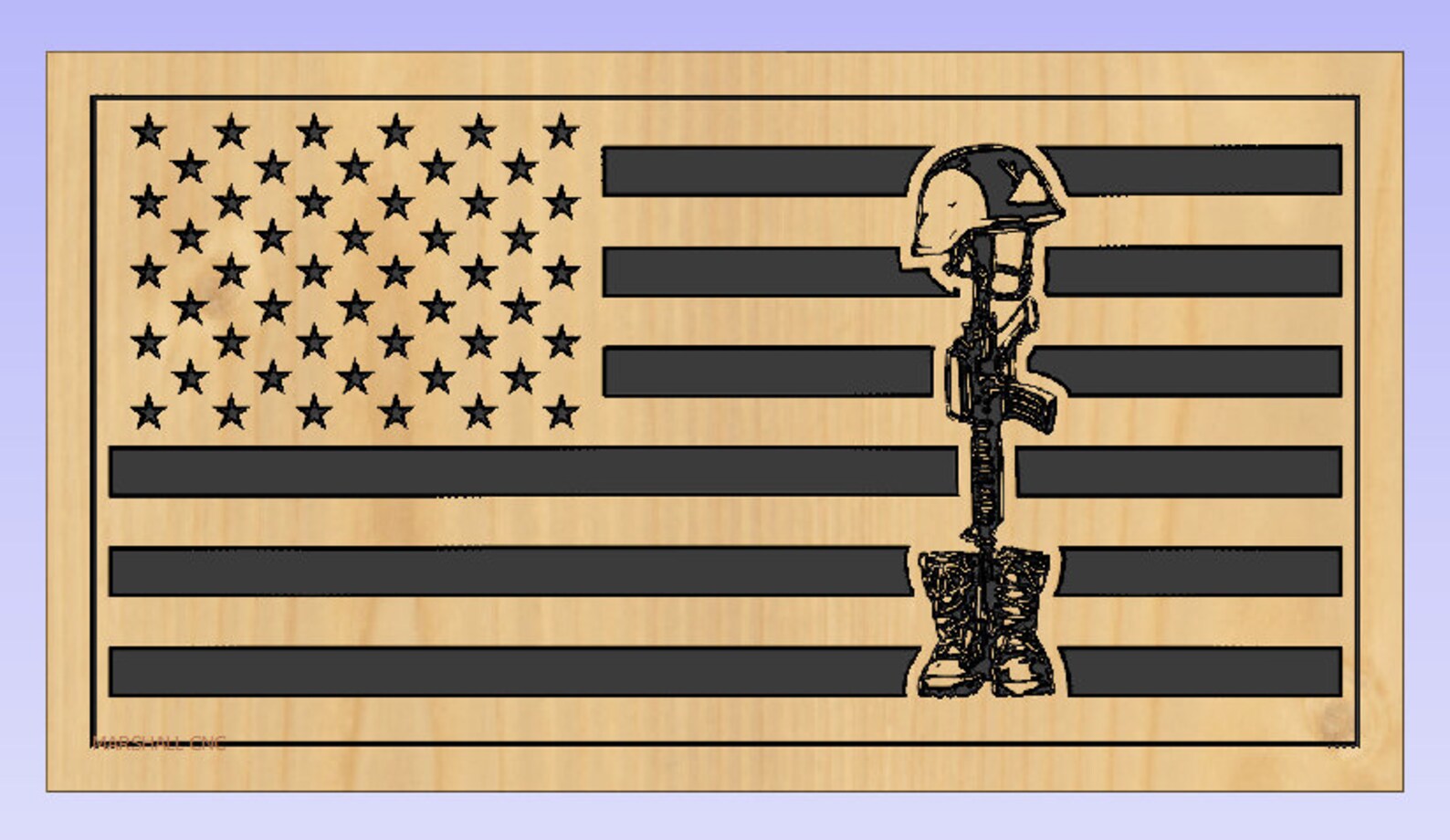 US Flag - Battle Cross Dxf/svg - Etsy