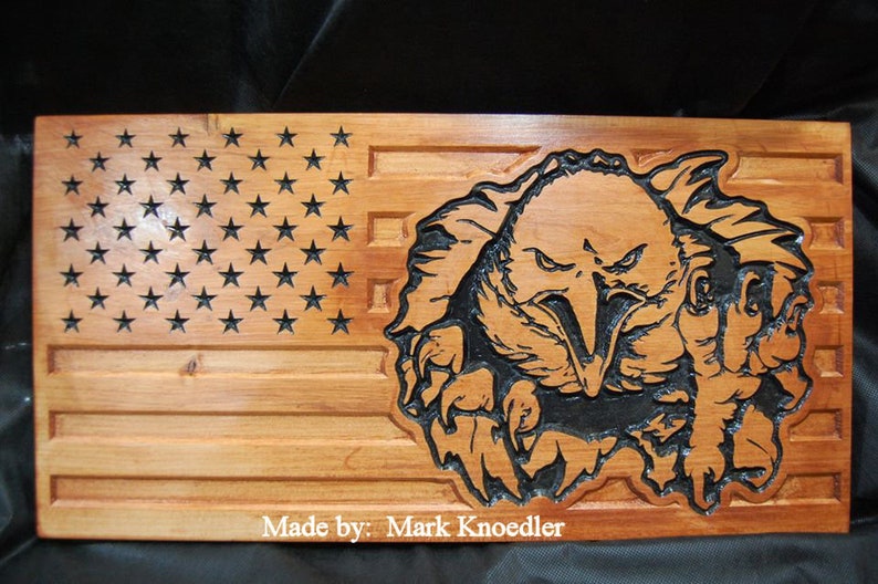 US Flag Eagle Breakthrough Dxf/svg | Etsy