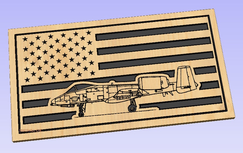 US Flag A10 Side Dxf/svg - Etsy