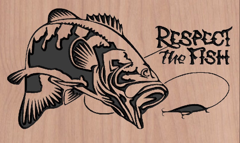 Respect the Fish Dxf/svg - Etsy
