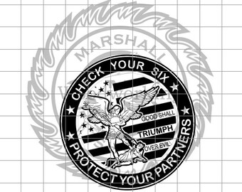 Check Your Six Dxf/svg | Etsy