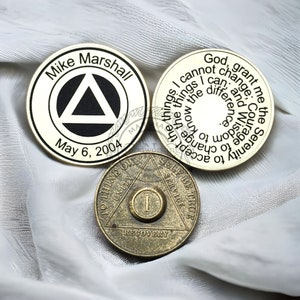 Personalized AA Coin - Etsy