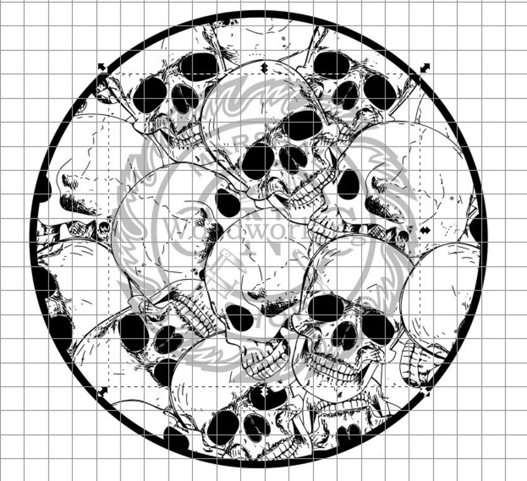 Mass Skulls Coin Svg/dxf/png - Etsy