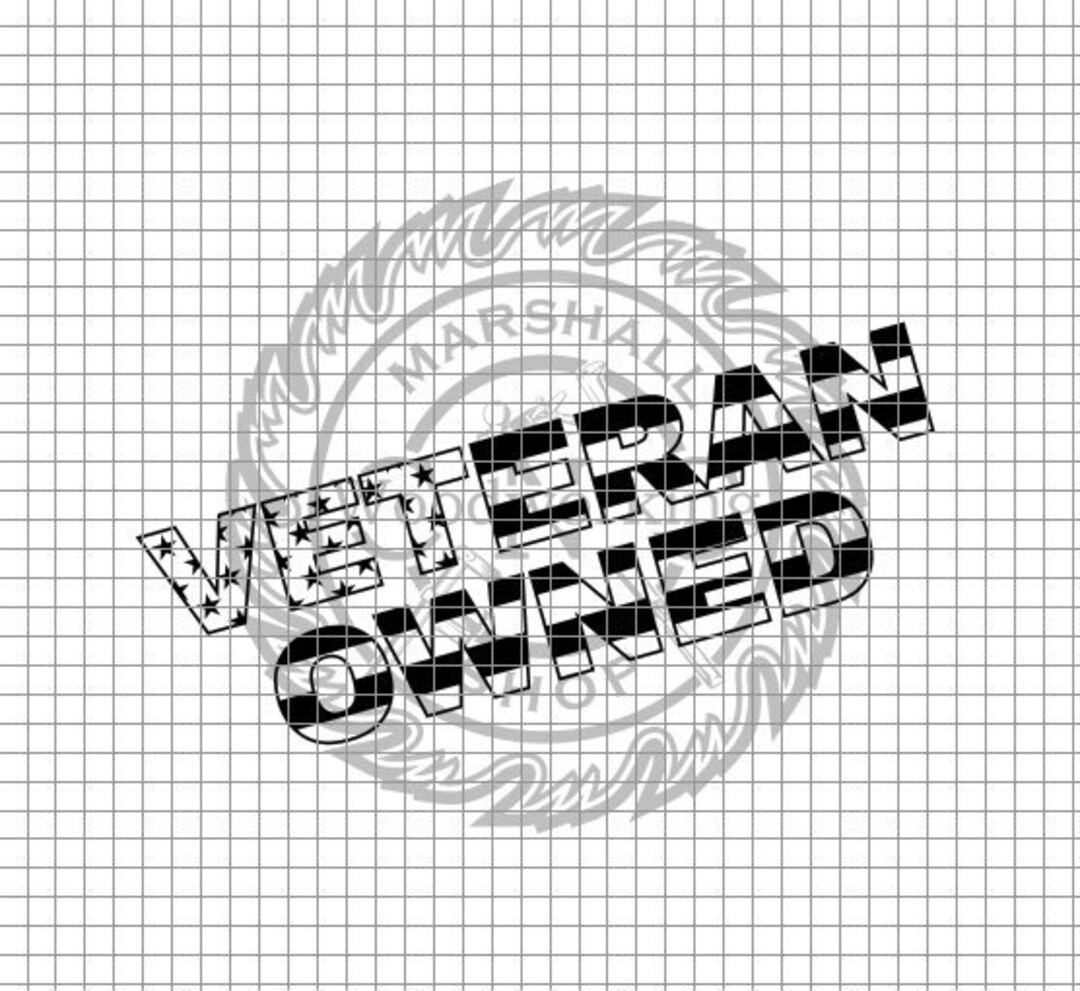 Veteran Owned W Flag Svg/dxf - Etsy