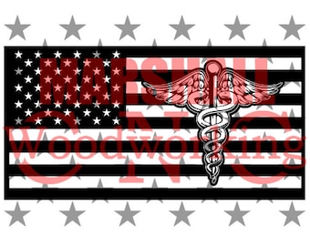 Caduceus Svg - Etsy