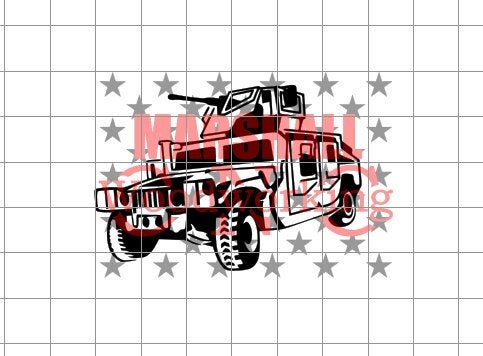 Humvee 1 Dxf/svg - Etsy