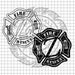 26 Fire Rescue Letters A-Z SVG With Reverse - Etsy