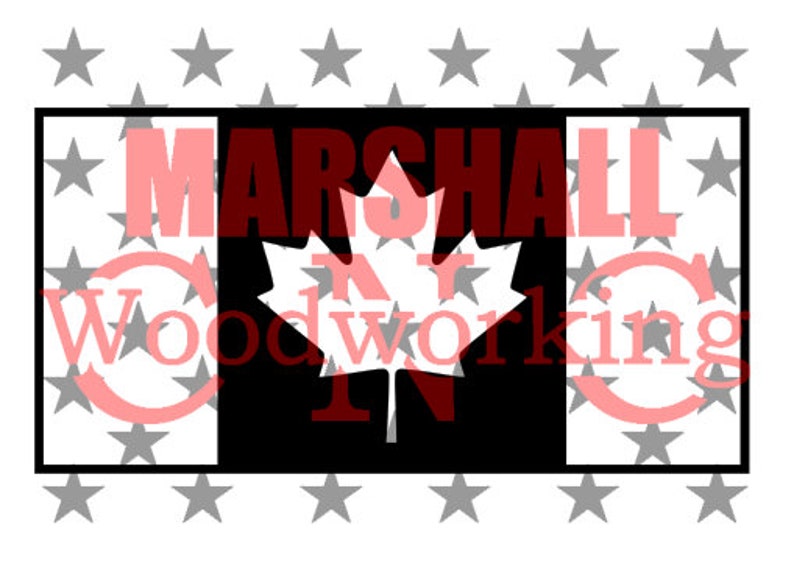 Canadian Flag Dxf/svg - Etsy