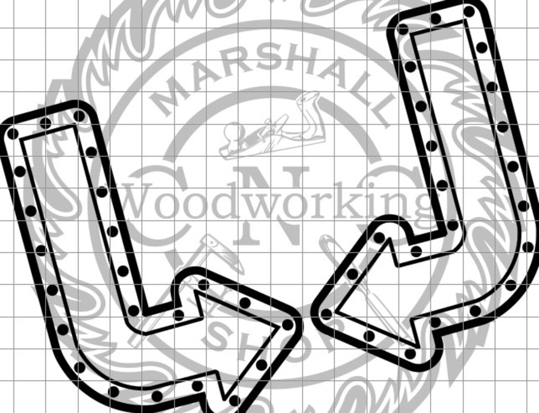 Marquee Arrow #1 Svg/dxf - Etsy