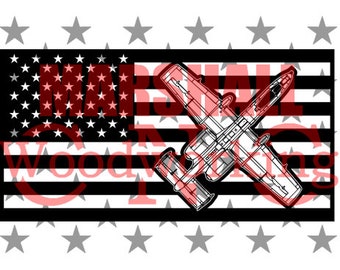 US Flag A10 Front Dxf/svg | Etsy