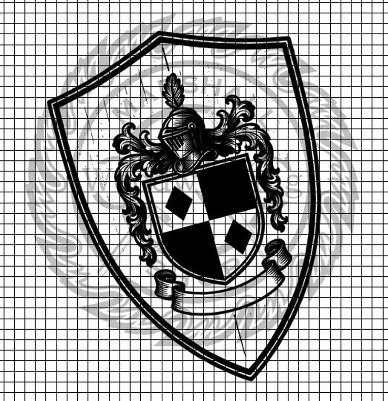 Coat of Arms Shield 3 Svg/png - Etsy