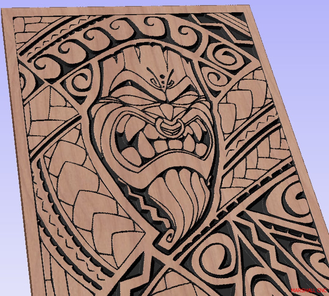 Tiki Panel Dxf/svg - Etsy