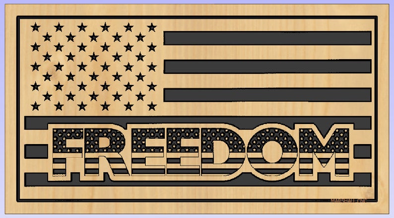 US Flag - Freedom Dxf/svg - Etsy