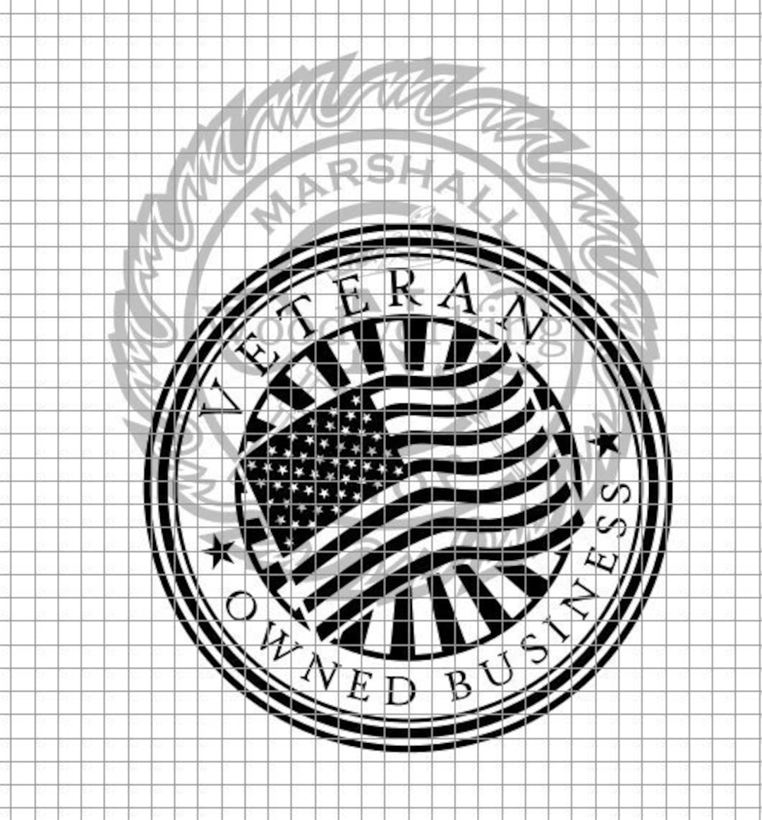 Veteran Owned Business Round Dxf/svg/crv/png - Etsy