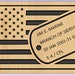 US Flag Dog Tag Dxf/svg - Etsy