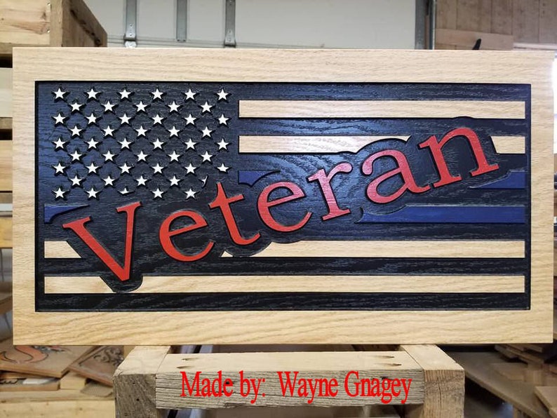US Flag Veteran Dxf/svg - Etsy