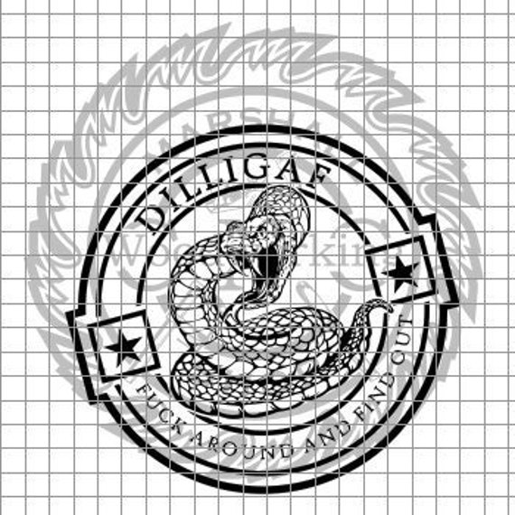 DILLIGAF Snake Svg/png/dxf - Etsy