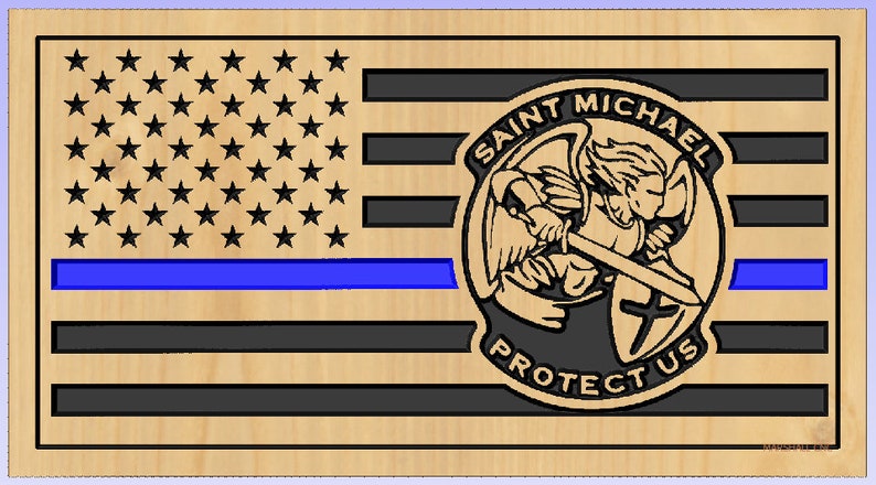 US Flag - St Michael #1 Dxf/svg - Etsy