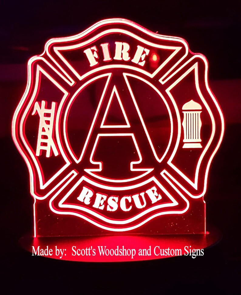 26 Fire Rescue Letters A-Z SVG with Reverse | Etsy