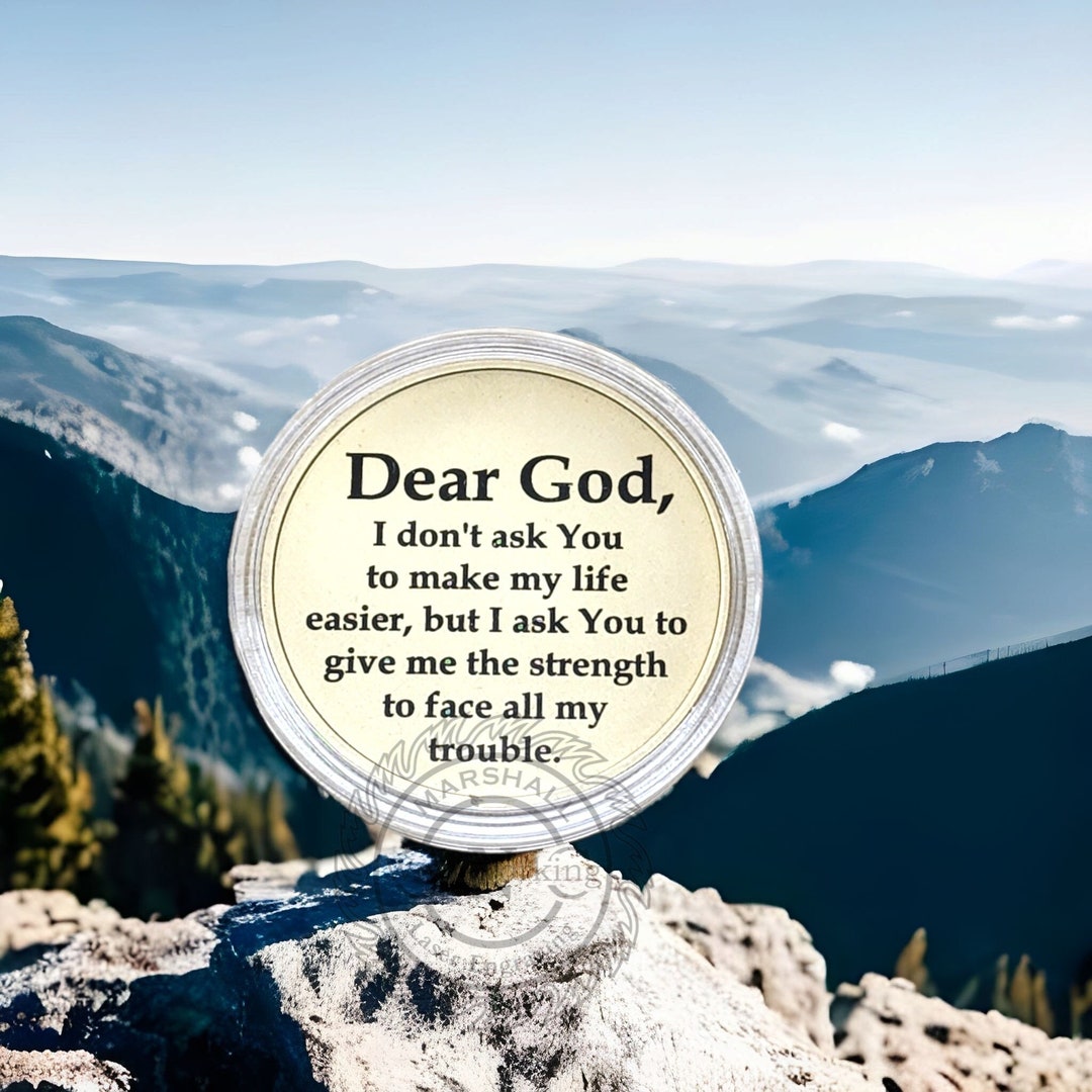 Dear God Coin - Etsy