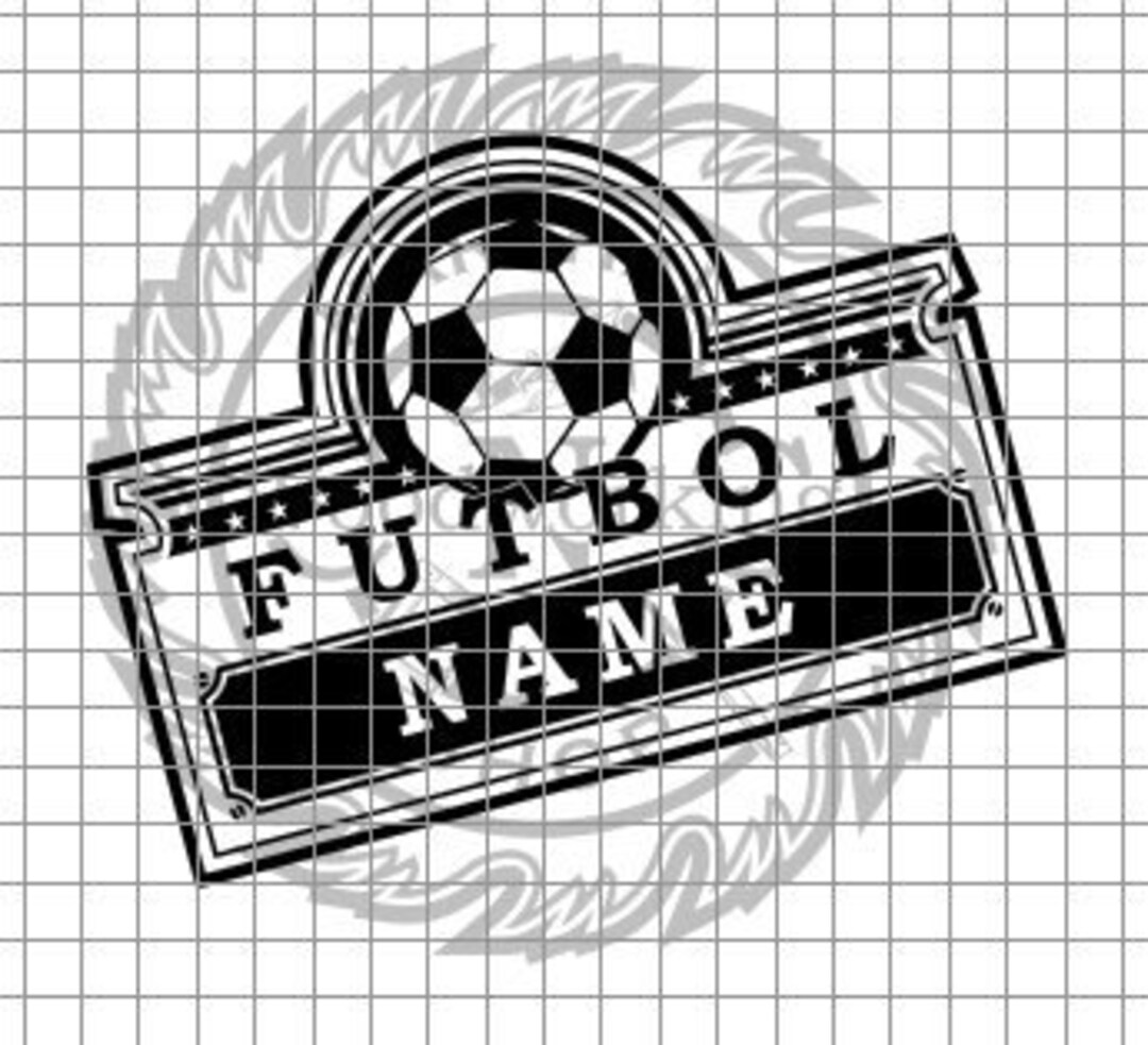 Futbol - Name Dxf/svg - Etsy