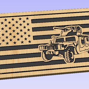 US Flag - Humvee 1 Dxf/svg - Etsy