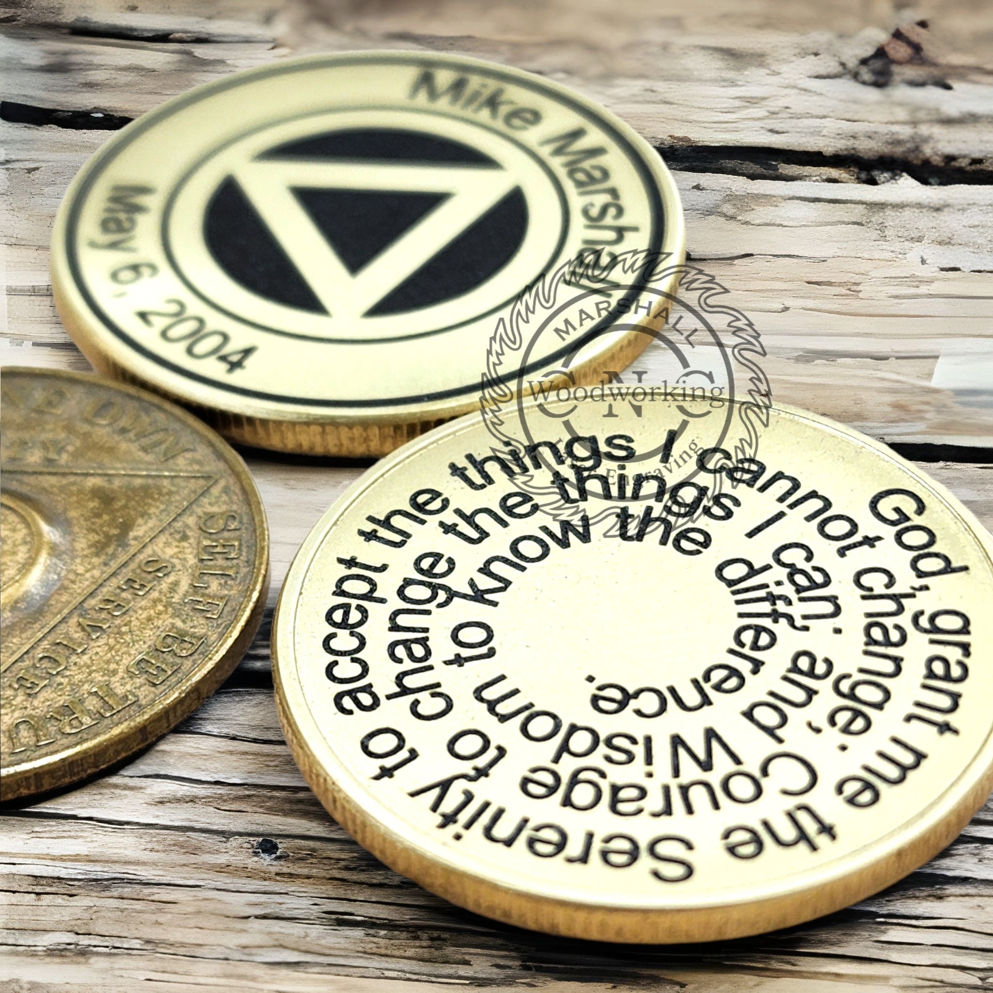 Personalized AA Coin - Etsy
