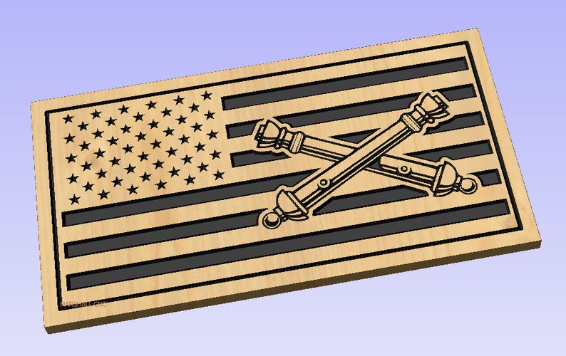 US Flag Cross Cannons 2 Dxf/svg - Etsy