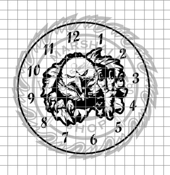 Clock Eagle Breakthrough Dxf/svg/crv | Etsy