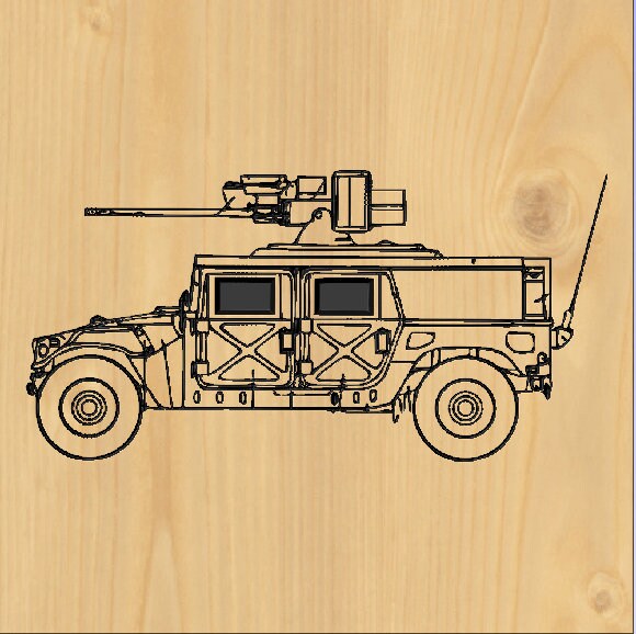 Humvee 2 Dxf/svg - Etsy