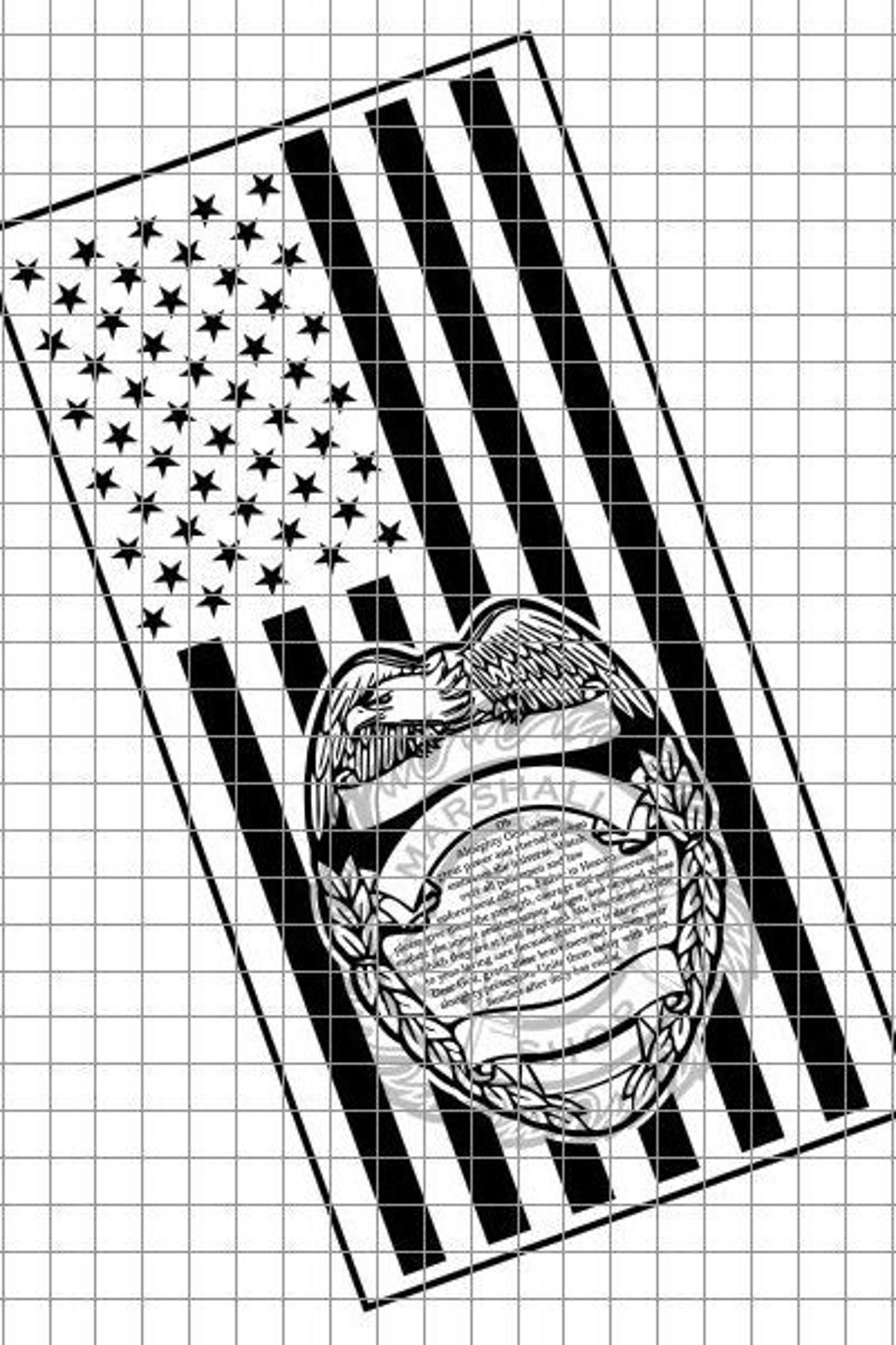 Police Badge - Prayer for Police Vertical Flag Svg/dxf - Etsy