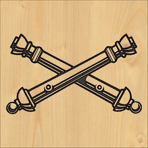 Cross Cannons 1 and 2 Dxf/svg - Etsy
