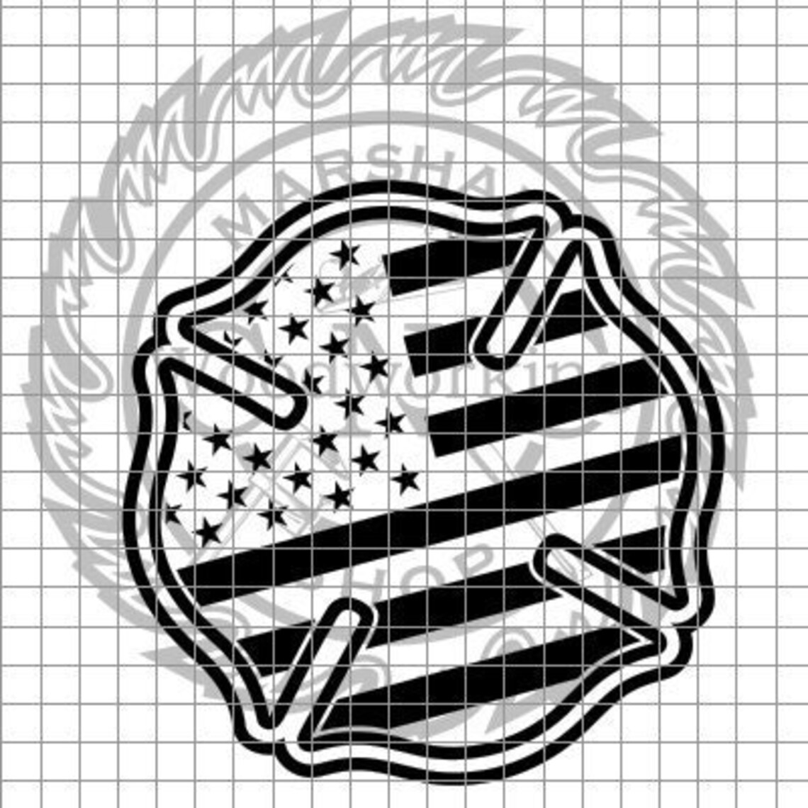 Maltese Cross With Flag Dxf/svg - Etsy