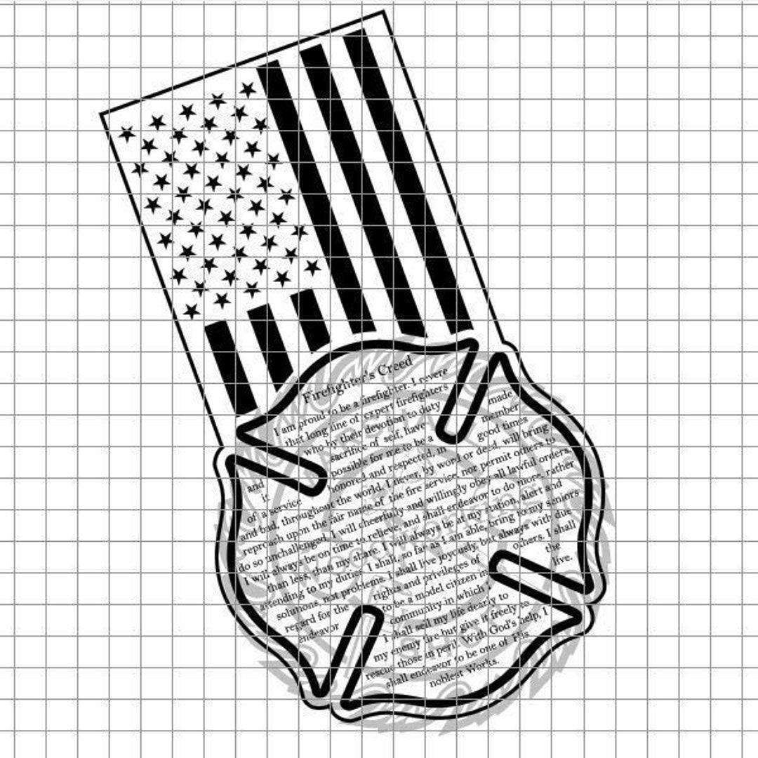 Maltese Cross - Firefighter's Creed Vertical Large Flag Svg/dxf - Etsy