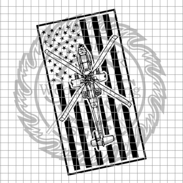 Apache Helicopter Top View Svg - Etsy