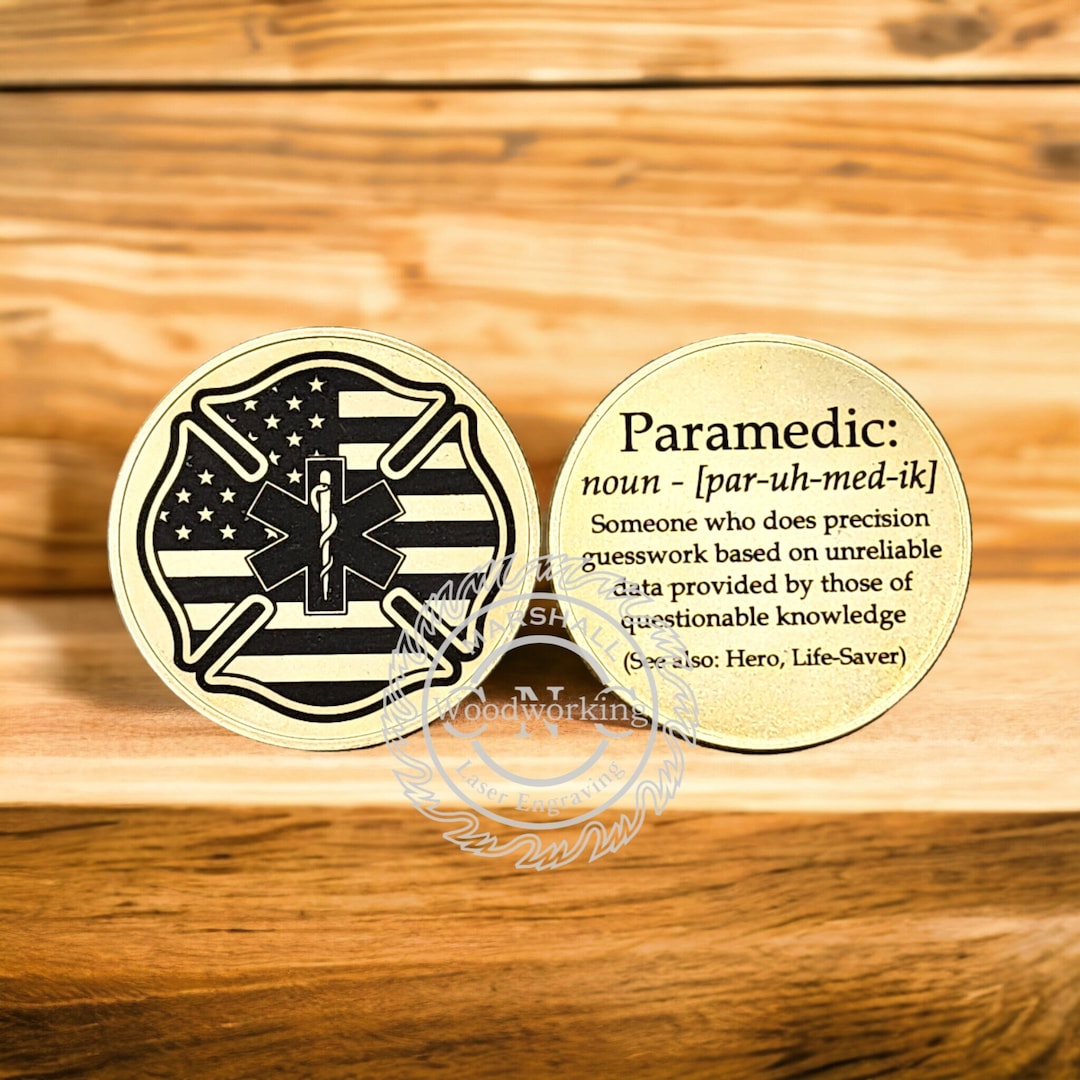 Paramedic #1 Challenge Coin - Etsy